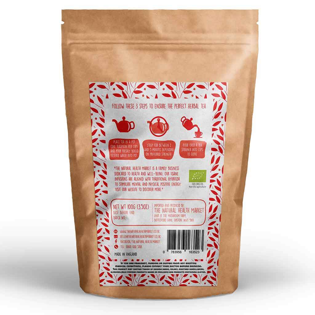 Organic Hibiscus Tea-Loose Leaf-Tart & Refreshing Herbal Tea - The ...