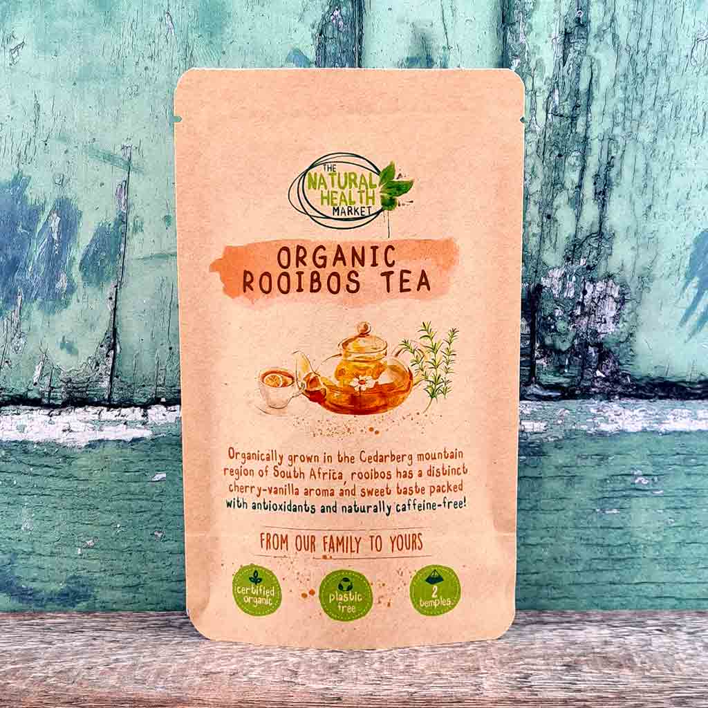 Organic Rooibos Tea Bags - Redbush Tea Natural Flavour. - The Natural ...